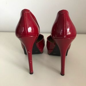 Jessica Simpson | Shoes | Jessica Simpson Red Platform Pump | Poshmark